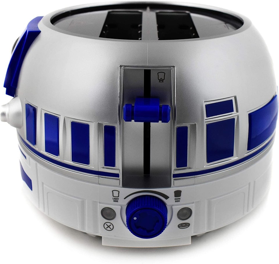 Uncanny Brands Star Wars R2D2 Deluxe Toaster - Lights-Up and Makes ...