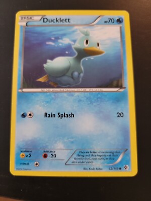 Pokemon TCG Card 2012 Boundaries Crossed - Ducklett 42/149 | eBay