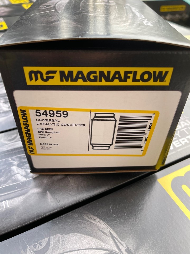 MAGNAFLOW 54959 - 3" CERAMIC CAT UNIVERSAL SPUN CATALYTIC CONVERTERS | eBay