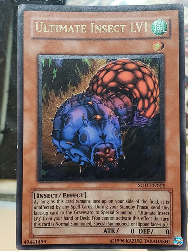 Ultimate Rare - Ultimate Insect LV1 - SOD-EN005 NM Soul of the Duelist ...