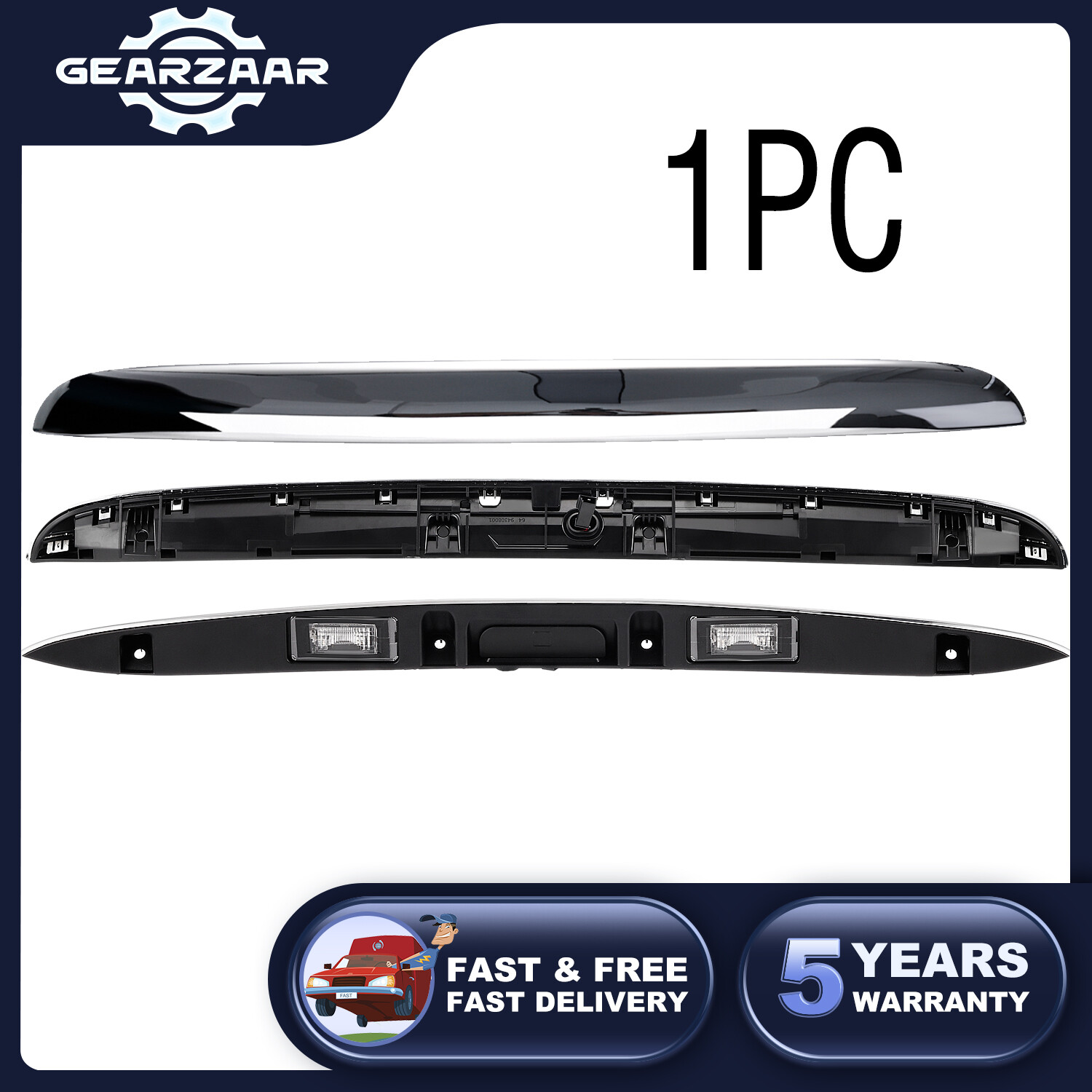 Rear Trunk Handle Boot Lid Grab Tailgate Chrome 7151140 For Mini Cooper ...