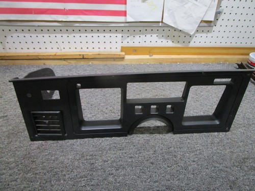 86/89 corvette black plastic main dash cluster trim panel GM 87 88 L98 ...