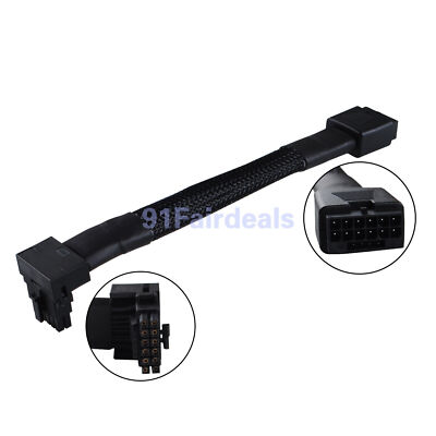16Pin (12+4) 90° Degree RTX 4090 RTX 4080 PCIE Extension GPU Power ...