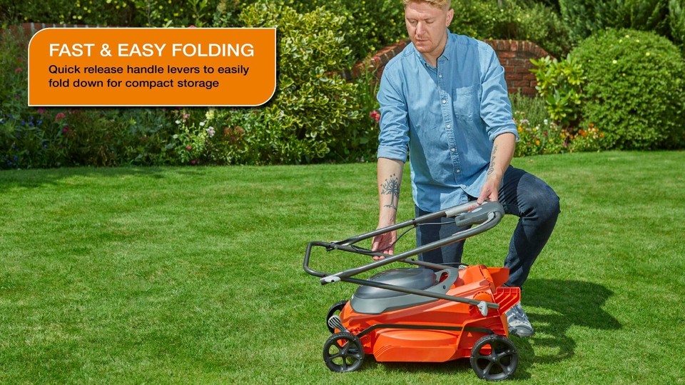 Flymo 36V EasiStore 380R Cordless Lawnmower - Brand New | eBay UK