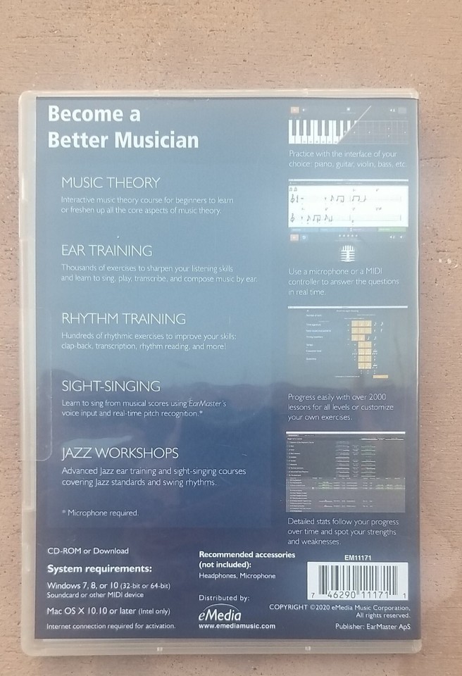 EarMaster 7 Professional - Ear Training, Sight-Singing, Rhythm Trainer ...