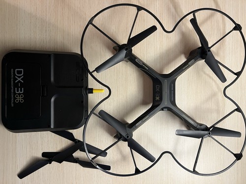 Sharper Image DX-3 Video Drone 2.4 GHz Rechargeable Remote Quadcopter ...
