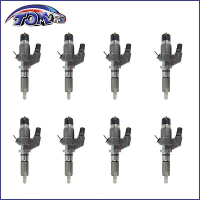 New Set of 8 Diesel Fuel Injectors For Chevrolet GMC Duramax LB7 6.6L ...