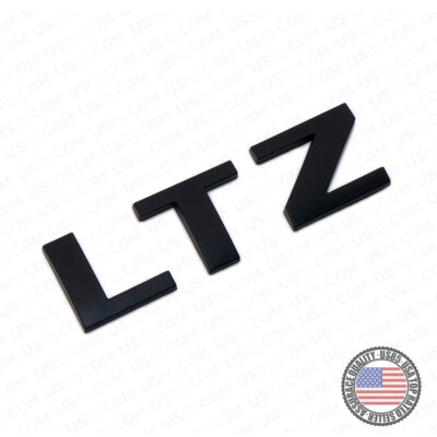 For Chevy Silverado LTZ Tailgate Logo Nameplates Letter 3D Decal Emblem ...