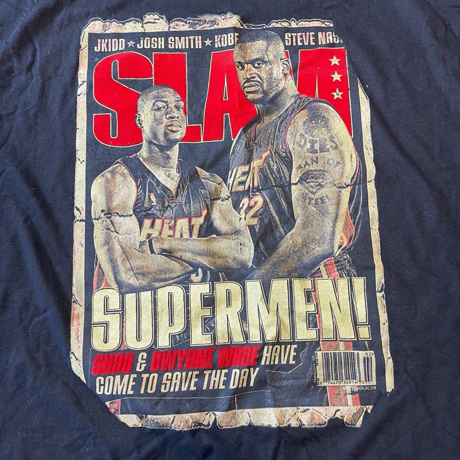 Vintage Slam Magazine Dwayne Wade Shaq Miami Heat Cov… - Gem