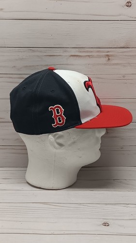 Boston Red Sox B '47 Brand Adjustable Snapback Hat Embroidered Flat ...