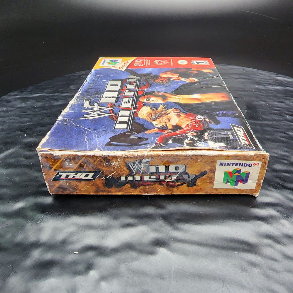 Nintendo 64 WWF No Mercy Box and Game No Manual N64 Wrestling Classic 🎮 ...