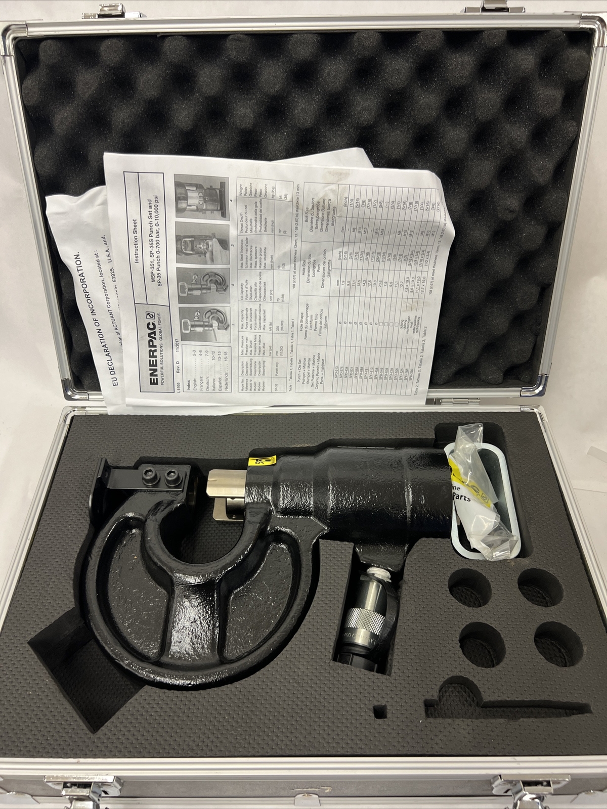 Enerpac SP-35 Hydraulic Hole Punch for sale online | eBay