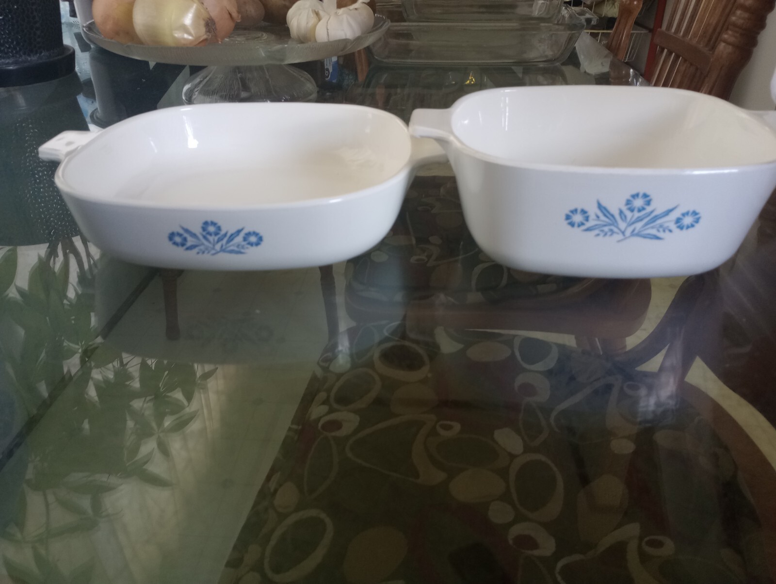 EXTREMELY RARE Vintage Pyrex Corning Wear Blue Cornflower Corningwear ...