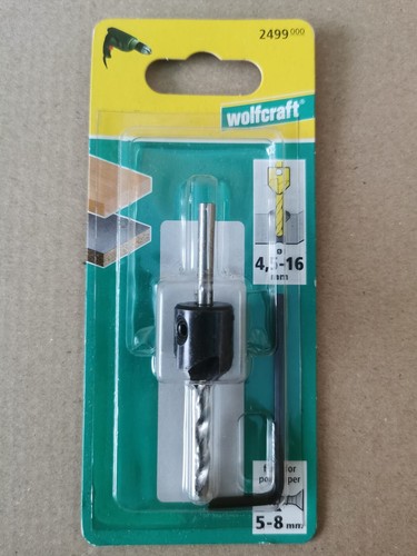 Vorbohrer mit Senke Ø 4,5-16 mm von Wolfcraft 2499000 | eBay.de