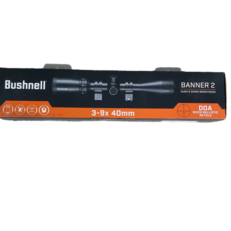 Bushnell® BANNER 2 Rifle Scope 3X9X40 Black Quick Ballistic Reticle ...