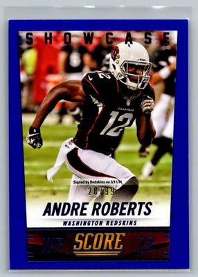 2014 Panini Hot Rookies #228 Andre Roberts Scorecard #/99 | eBay