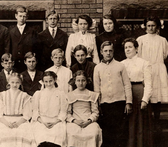 RPPC 8th Grade, Room 14, Harvey Rice School, Cleveland, Ohio 1911 ...