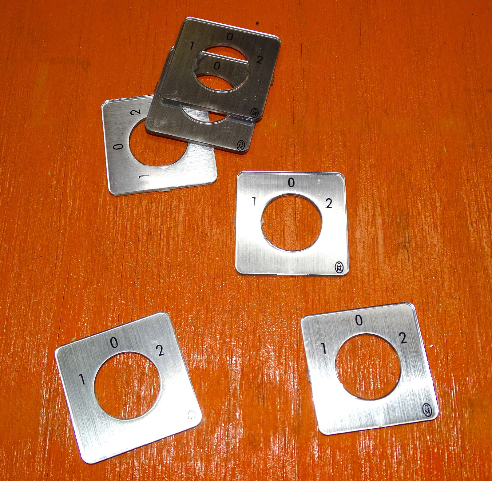 Klockner Moeller selector switch legend tags / name plates - 3 position ...