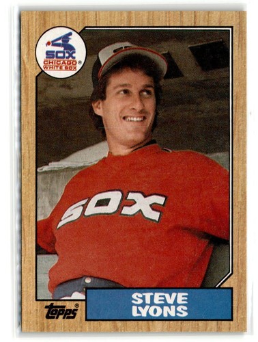 1987 Topps BASEBALL #511 Steve Lyons Chicago White Sox | eBay