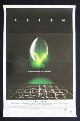 ALIEN 1979 Original Australian movie poster Ridley Scott sci-fi ...