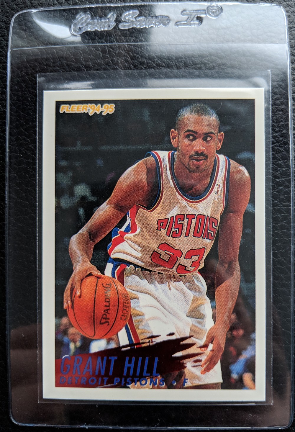 1994 95 FLEER #280 GRANT HILL ROOKIE CARD RC DETROIT PISTONS MINT HOF ...