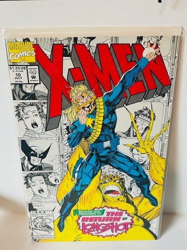 X-Men #10 Comic Book Marvel 1992 Return Longshot Mojo Gambit Jim Lee ...