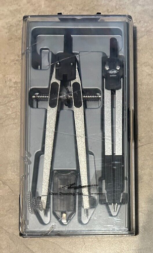 Vintage Alvin Precision Drawing Set Q407KA Quick Action Silver in Case ...