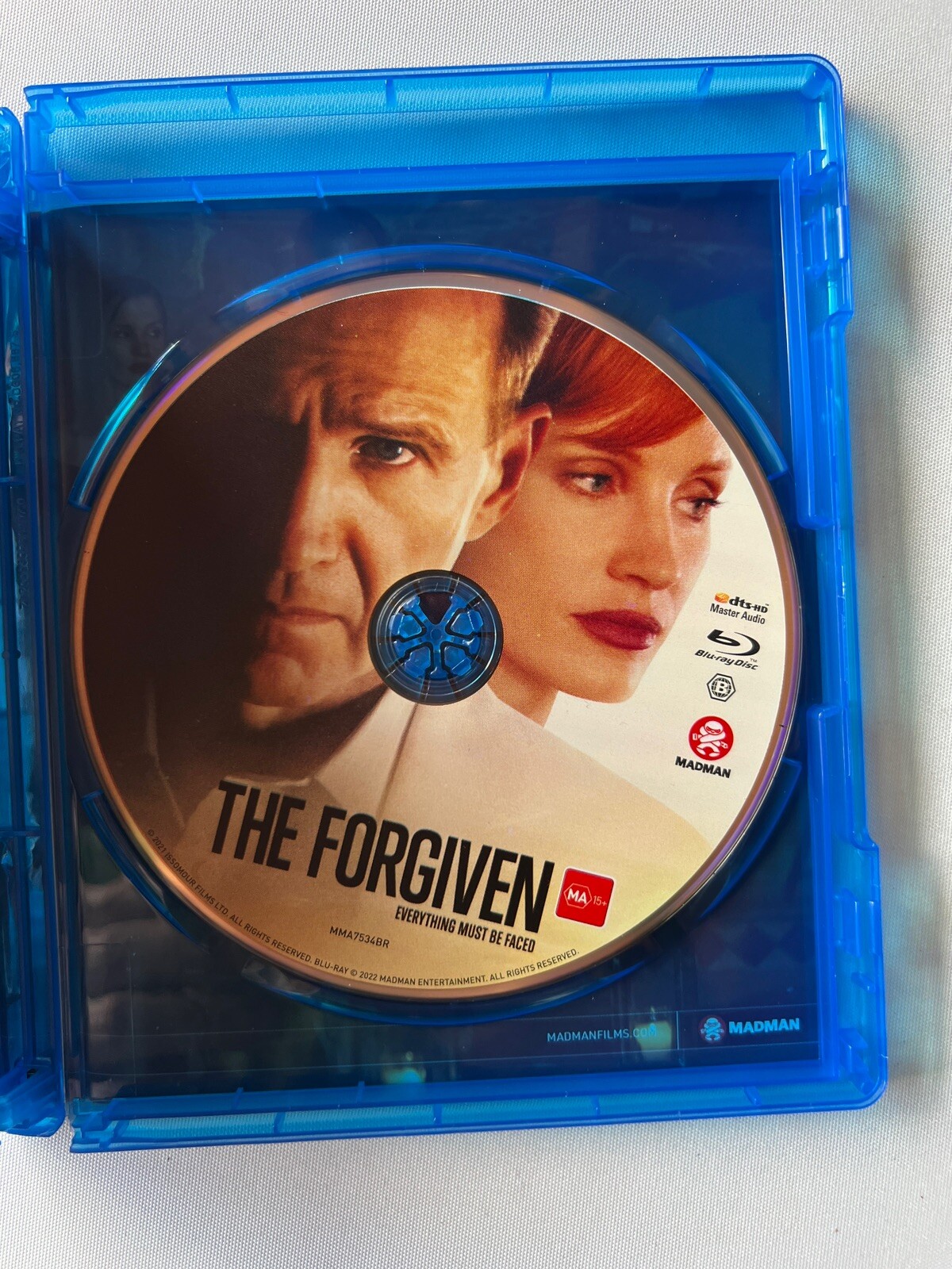 The Forgiven (Blu-ray, 2021) - Region B - Ralph Fiennes Jessica ...