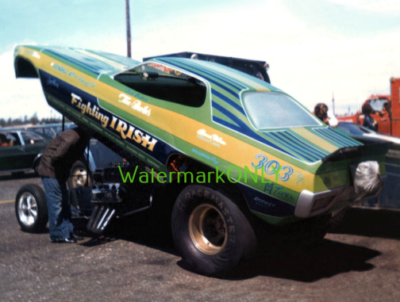 Fighting Irish Nostalgia Funny Car Drag Racing List 70s Funny Cars