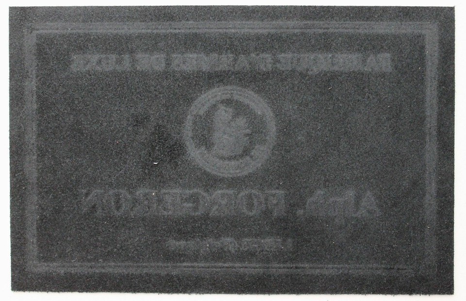 BELGIAN GUNMAKER GUN CASE TRADE LABEL for ALPHONS FORGERON Liege ...