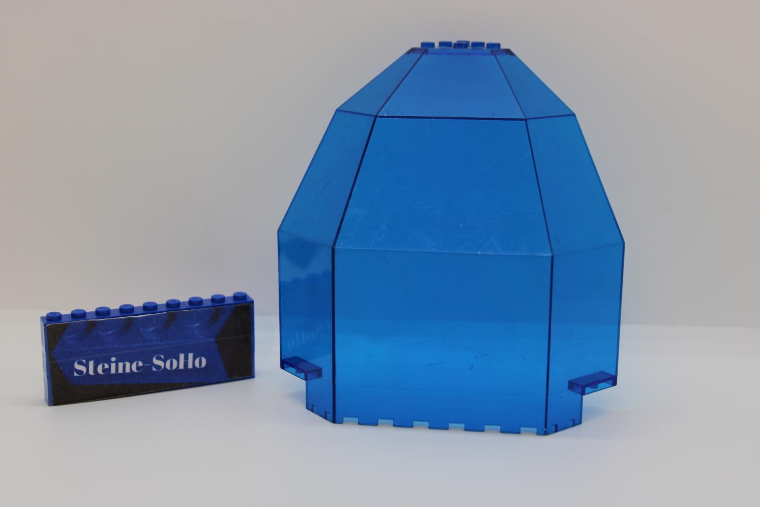 Lego (c) 1x Scheibe Space Dome - 10x10x12 - 2409 - transp blau ...