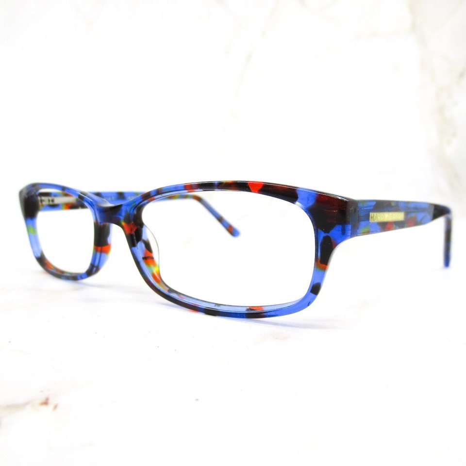 Hard Candy Blutt Eyeglasses Frame HC13 Women's Blue Tortoise Rectangle ...