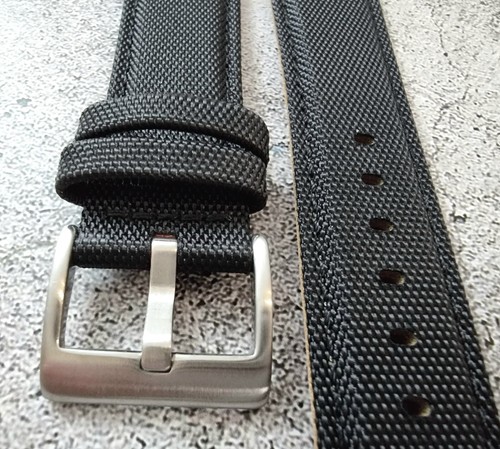 Premium Nylon Sailcloth Field Watch Strap 20mm 22mm Quick Khaki Green ...