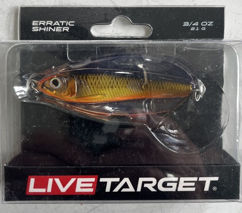 Live Target Erratic Shiner Flutter Spoon Realistic Multi-Species ...