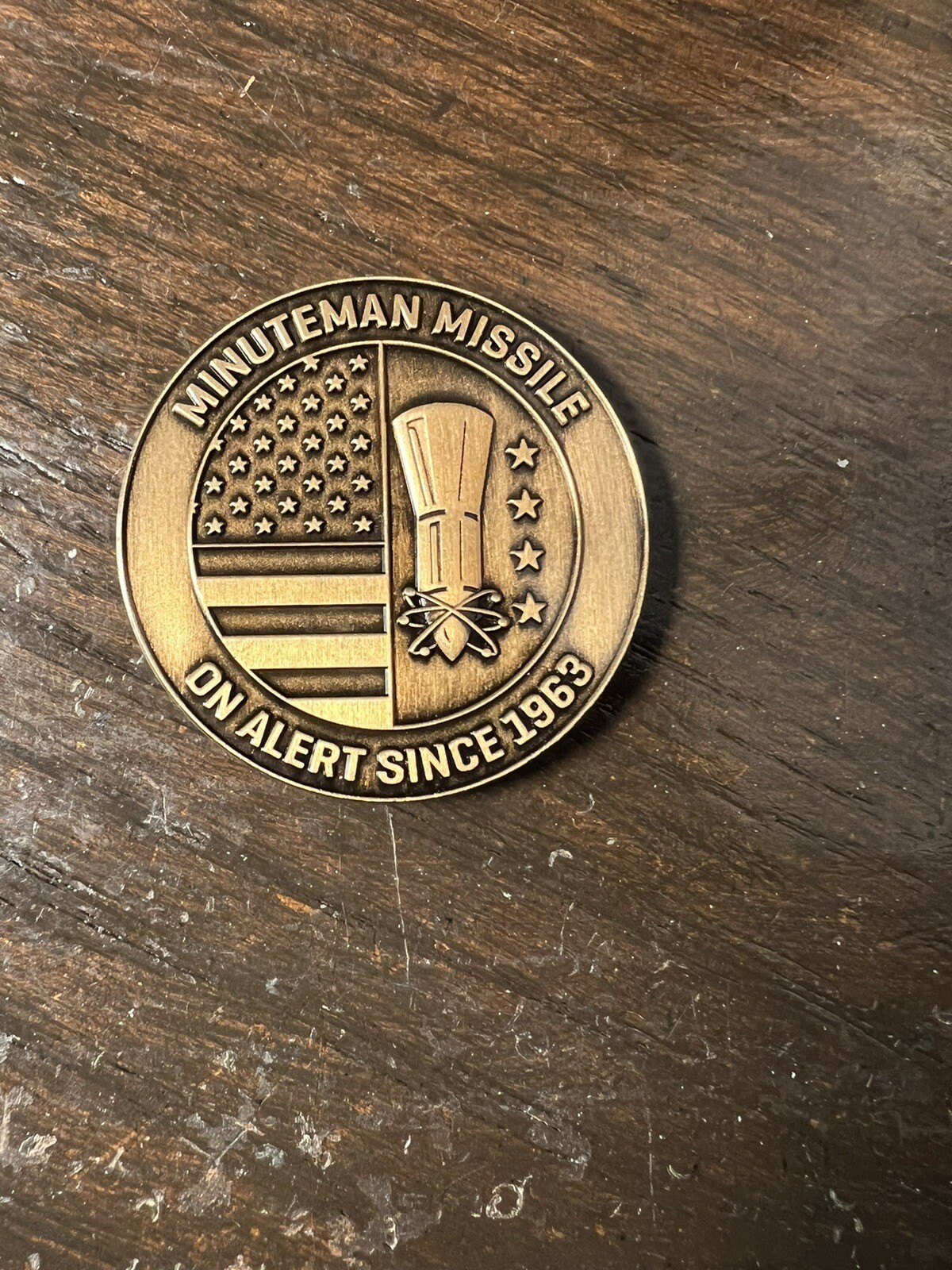 Minuteman Missile CHALLENGE COIN Ellsworth AFB On Alert 1963 44th ...