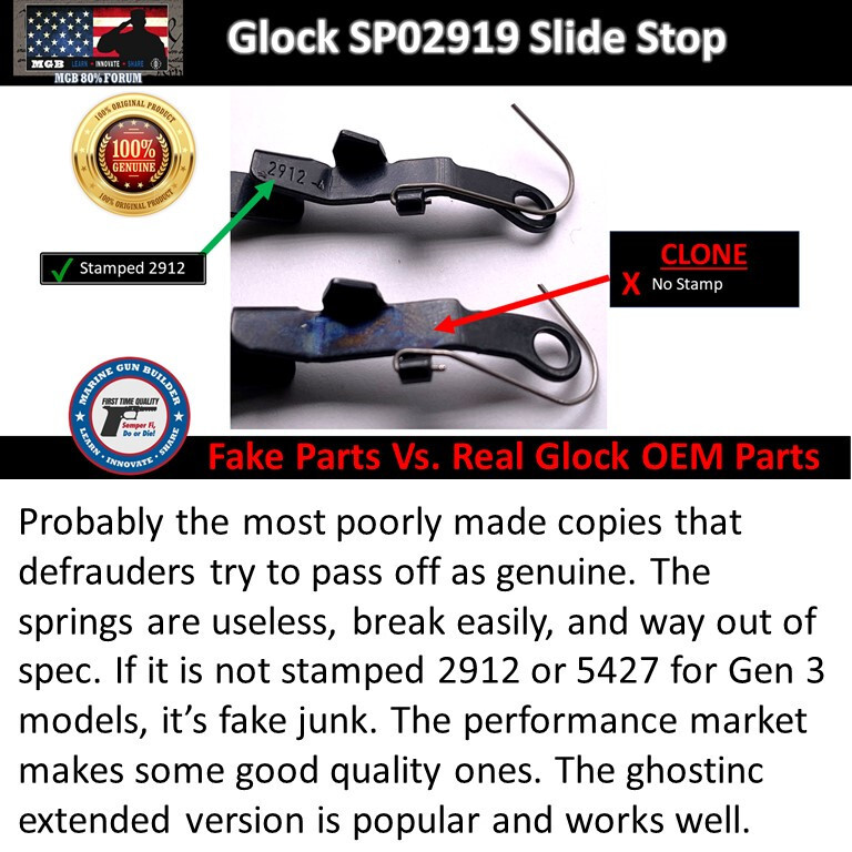 Glock 23 OEM Lower Parts Kit Gen 3 G23 LPK .40 cal Genuine Factory ...