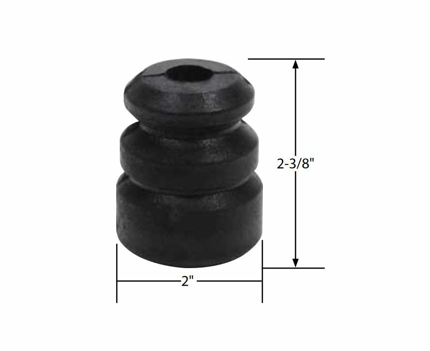 Conical Shock Bump Stop Rubber Soft 40 Grams Black Pyramid Style | eBay