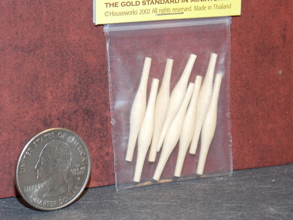 Dollhouse Miniature Spindles #12030 1:12 one inch scale B235 Dollys ...