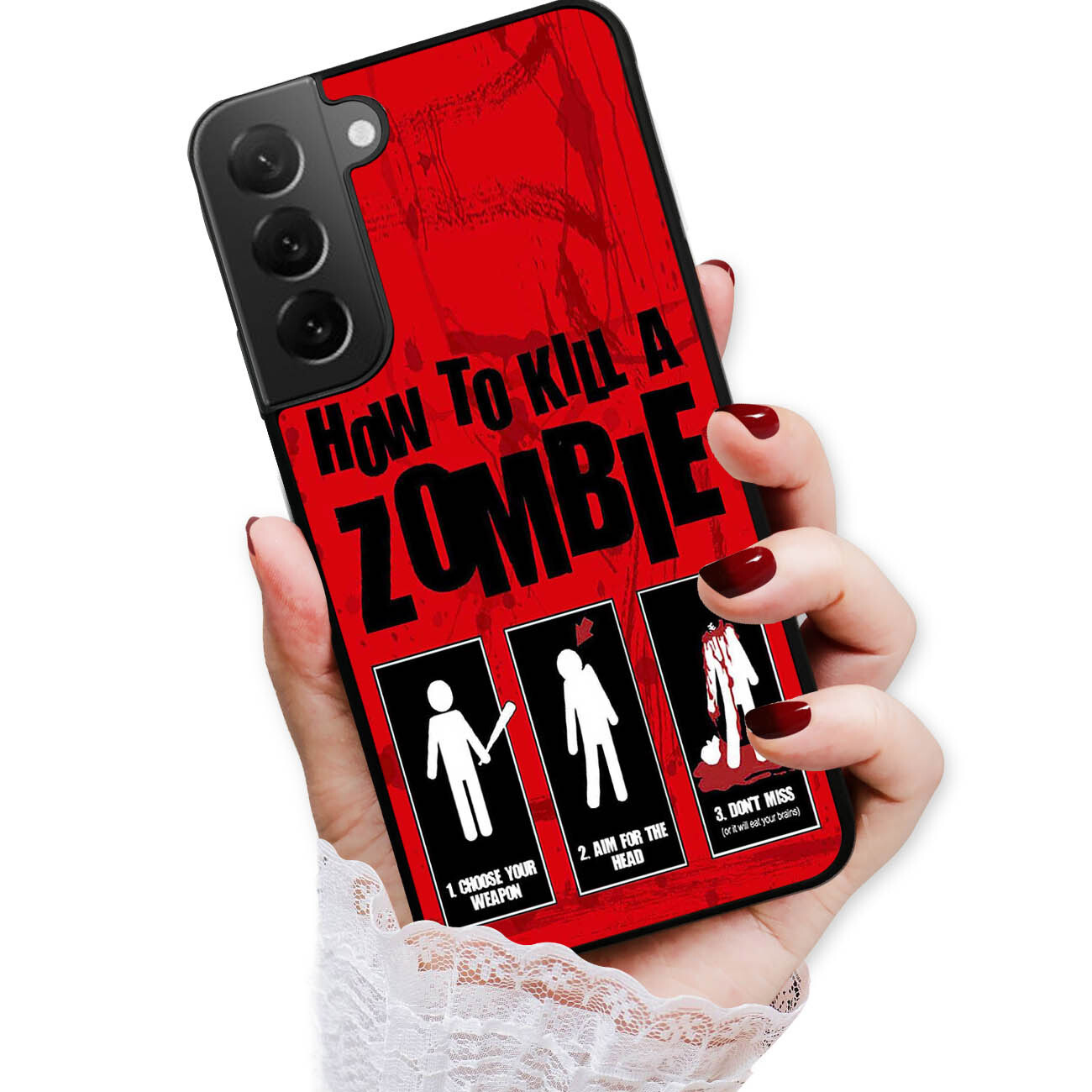 ( For Samsung S24 ) Back Case Cover H23073 Kill Zombie | eBay