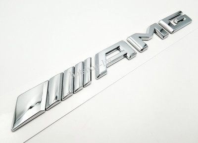 Emblem Trunk Chrome 3D Rear Badge For AMG Mercedes Benz C E S SL SLK ...