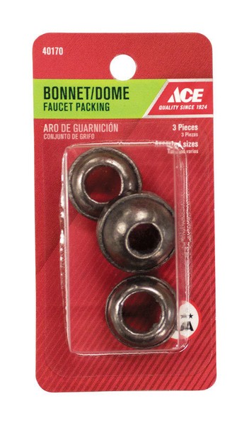Faucet Bonnet or Dome Packing 3 Each USA ACE Hardware 40170 98e for ...