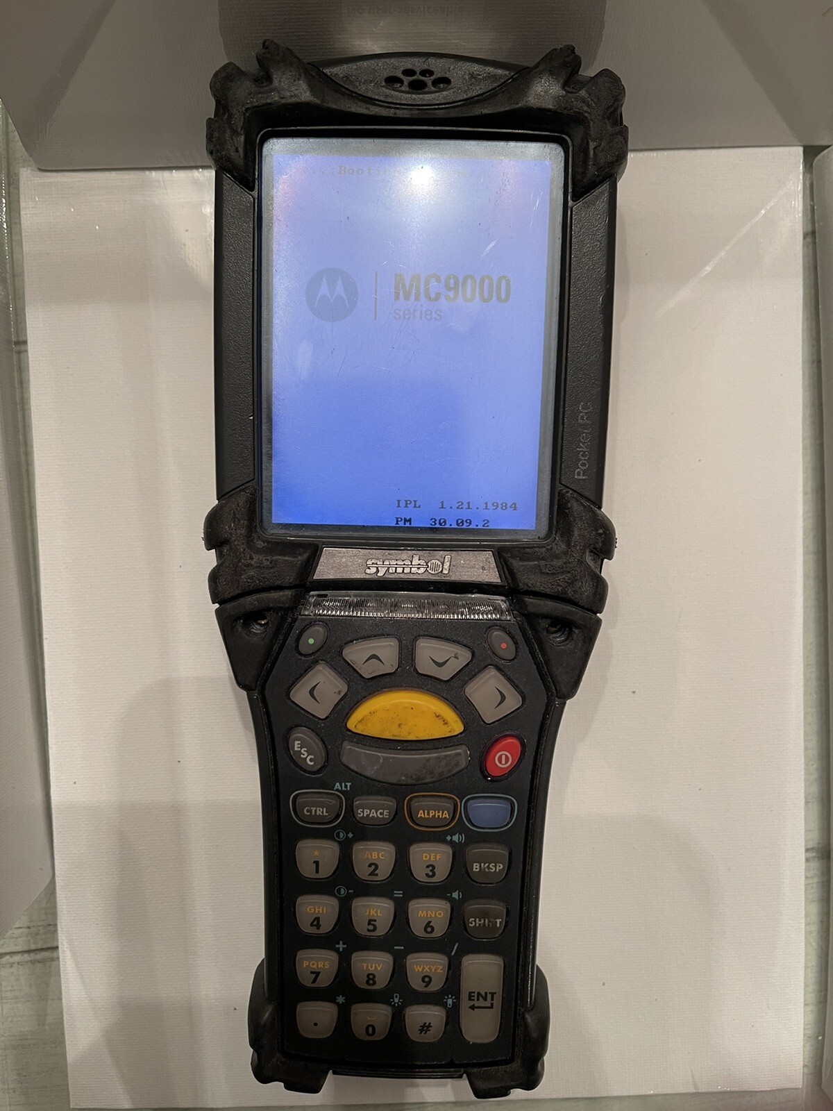 MC9060 - KK0H9AEA7WW SYMBOL MOTOROLA Handheld Barcode Scanner TESTED ...