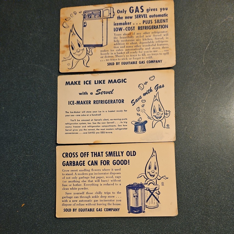 Equitable Gas Company Recipe Cards 75 Vintage Cards In Total ...