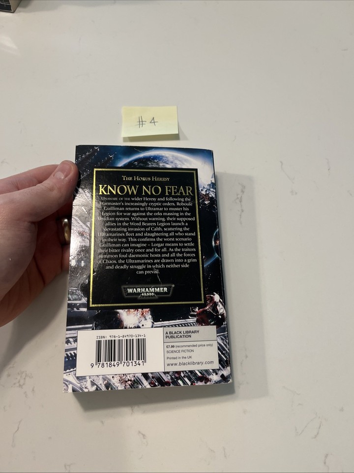 Know No Fear by Dan Abnett (2012, Mass Market) 9781849701358| eBay