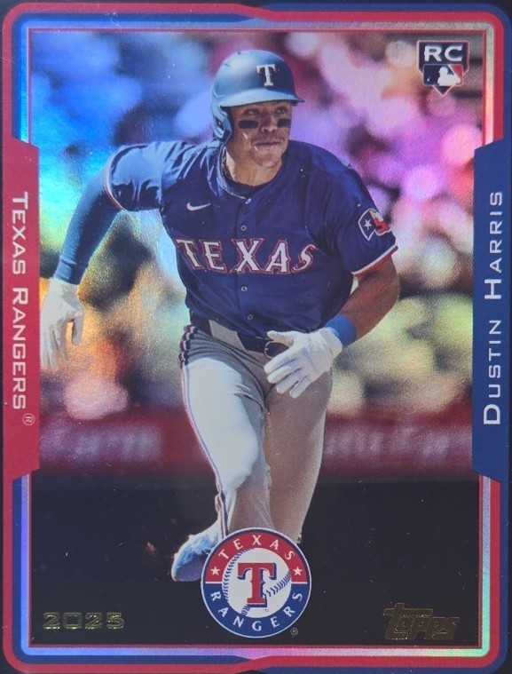 2025 Topps Archives - 2005 Topps Dustin Harris #220 Black Foilboard (RC ...
