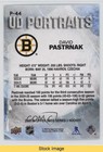 2025-26 Upper Deck Series 2 UD Portraits David Pastrnak #P-44 READ 2v8 ...