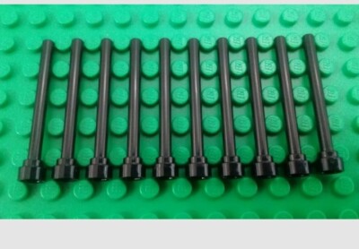 *NEW* Lego Black Aerials Antenna Poles 1x5 Stud for Cars Ships etc - 10 ...