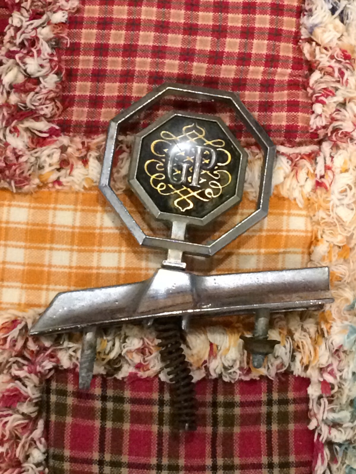 Vintage Mercury GB Grand Prix Fancy Hood Ornament With Base Mount ...