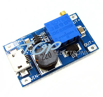 2A booster board DC-DC step-up module input 2/24V to 5/9/12 / 28V ...