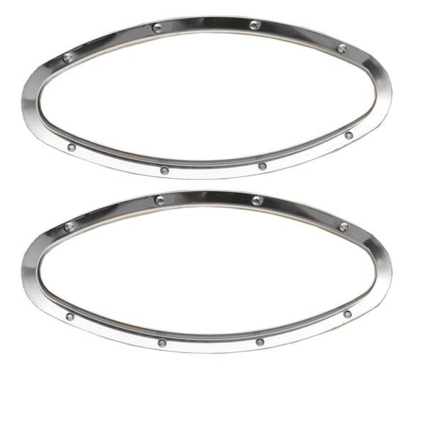 Boat Port Window Trim Rings | 18 1/8 x 8 1/4 Inch Stainless (Pair) | eBay